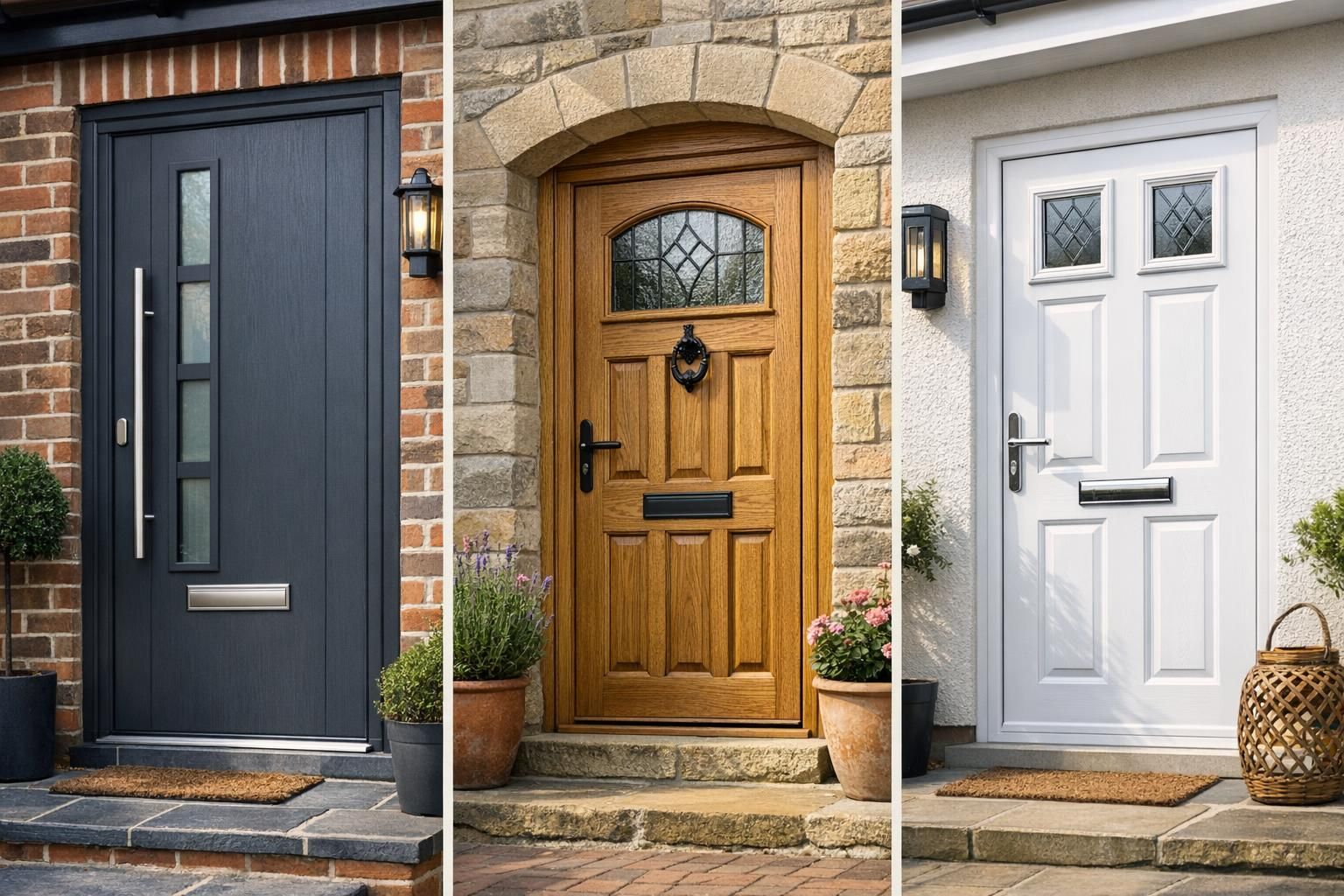 Front Door Installation Cost UK 2026: Composite vs uPVC vs Timber ...